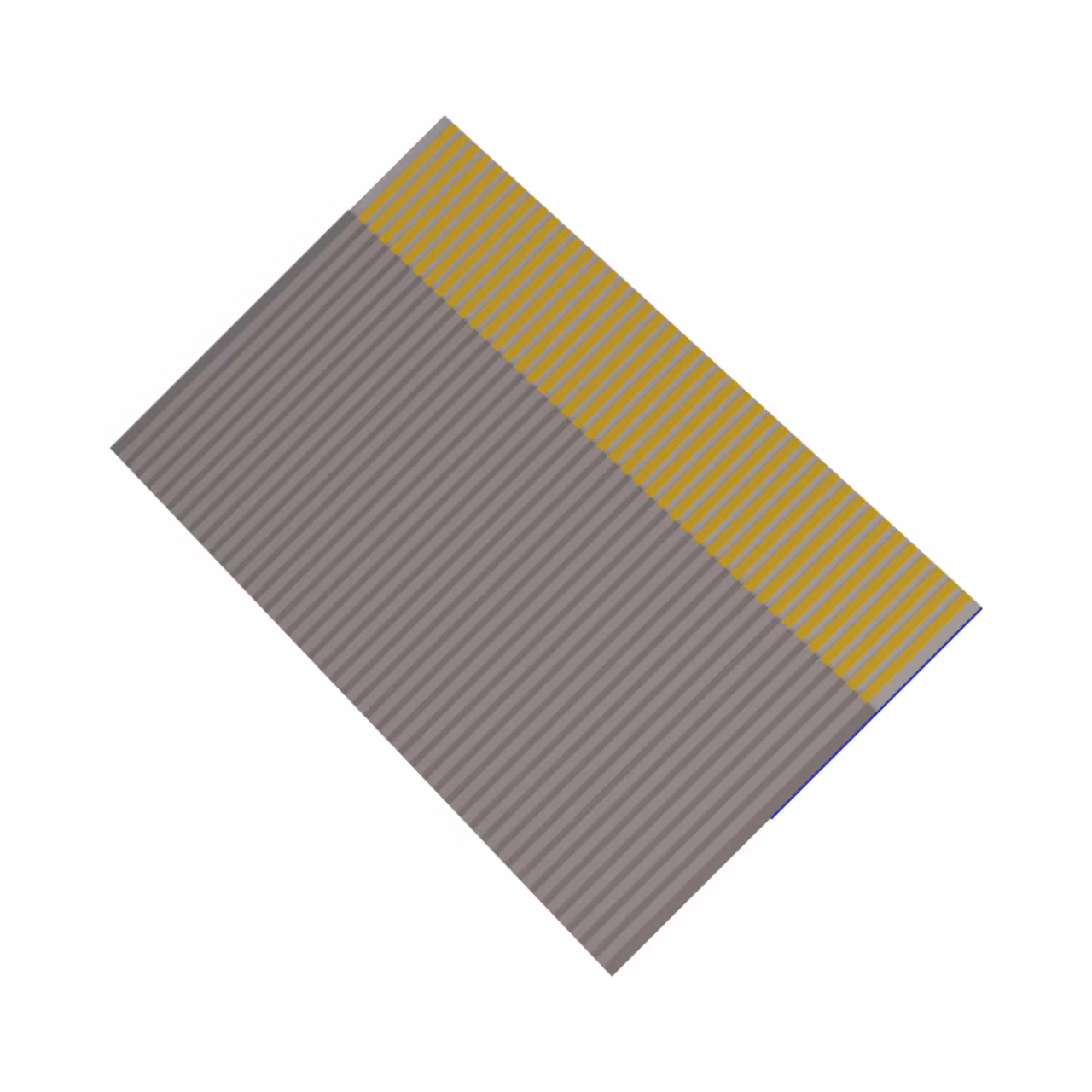 0.50mm Pitch Premo-Flex FFC Jumper, Same Side Contacts (Type A), 76.00mm Cable Length, Gold (Au) Plating, 43 Circuits for sale