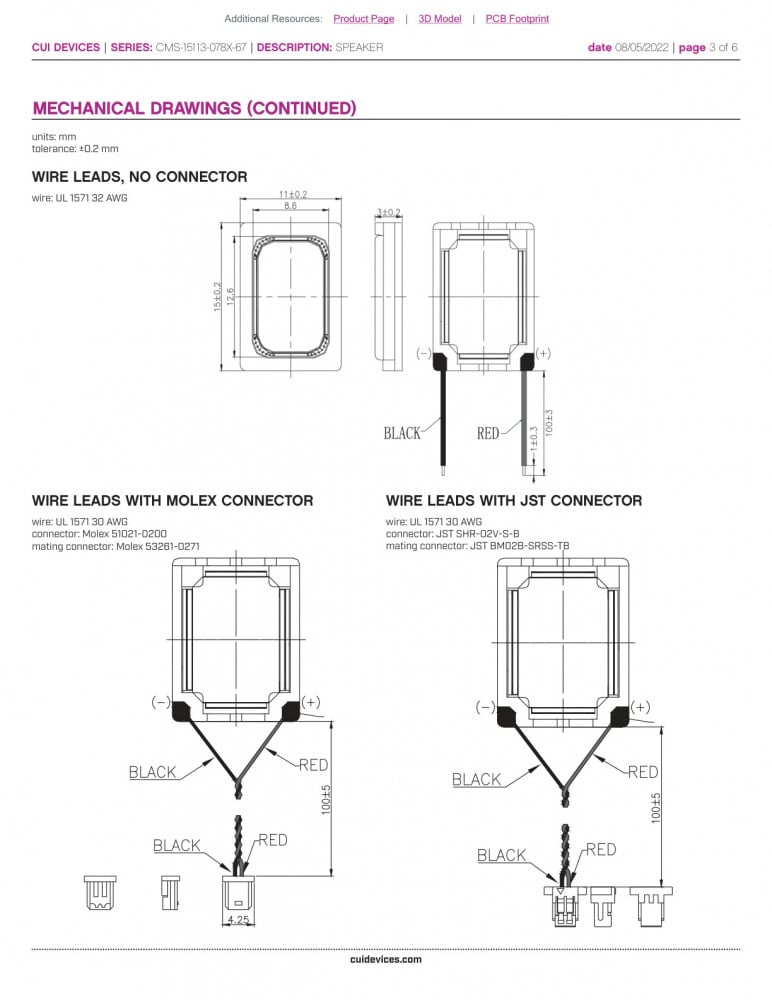 CMS-15113-078L100B-67 datasheet page 3