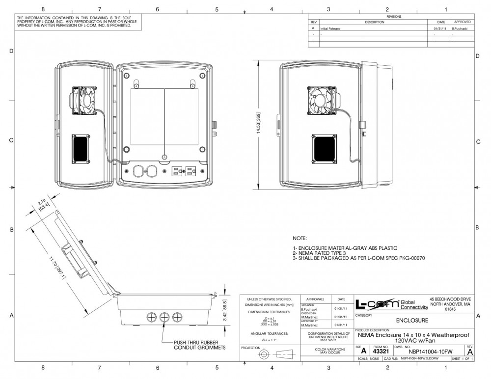 NBP141004-10FW technical document page
