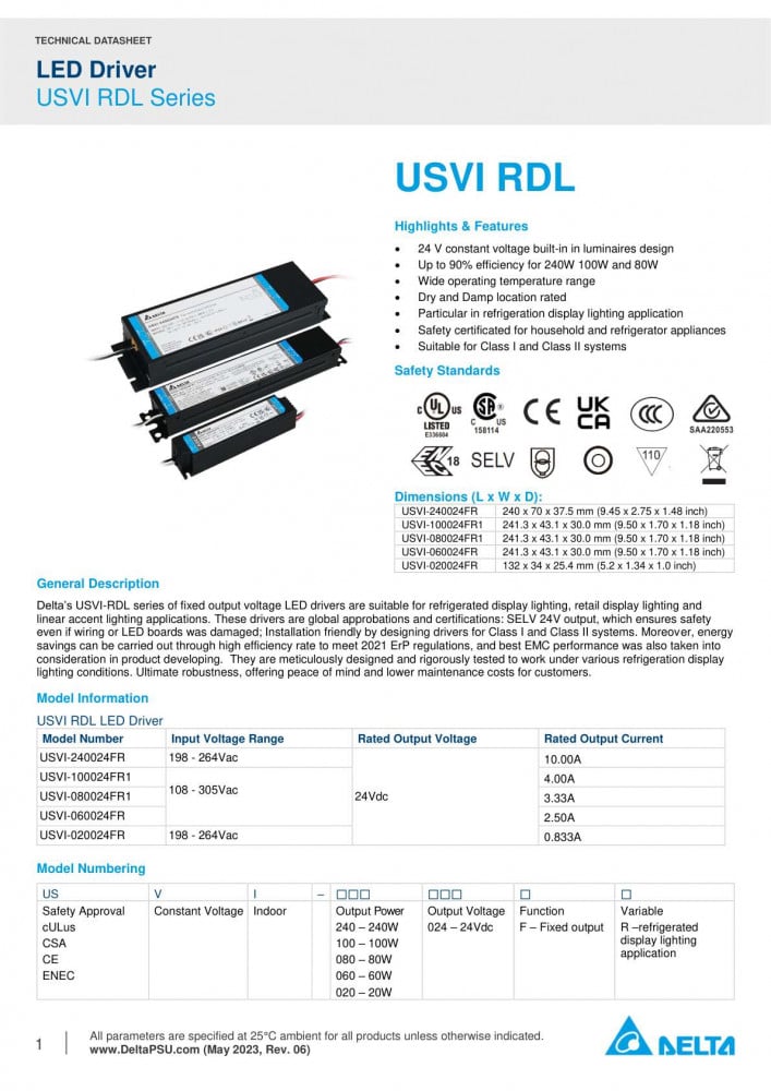 USVI RDL technical document page 1