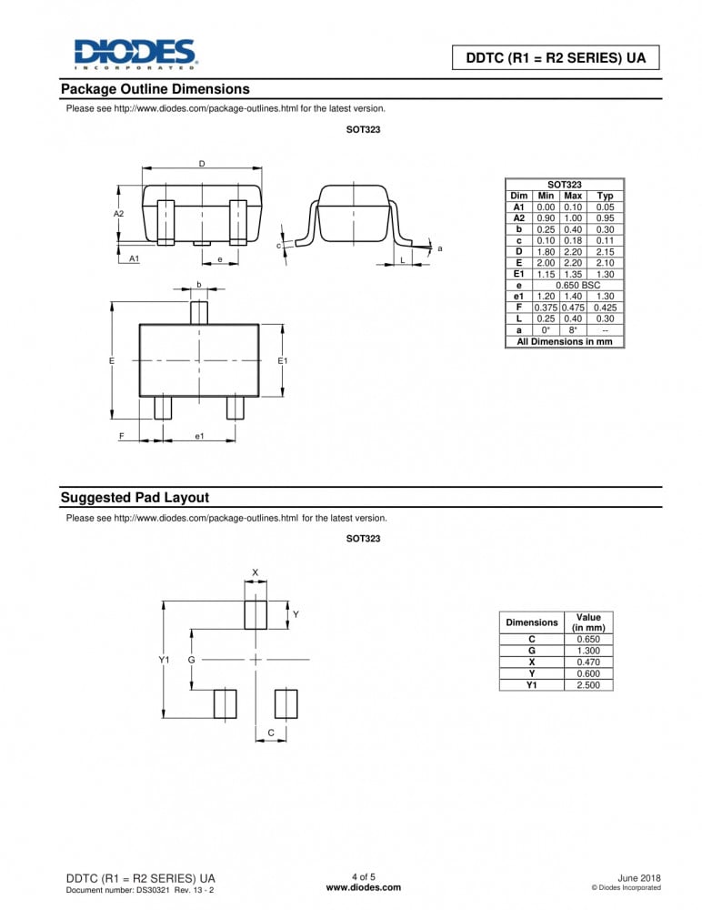 DDTC143EUA-7-F datasheet page 4