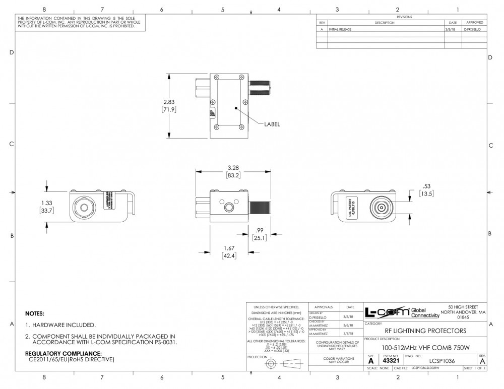 LCSP1036 technical document page