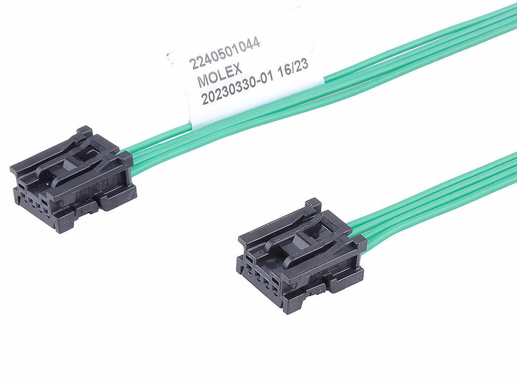 Mini50-to-Mini50 Off-the-Shelf (OTS) Cable Assembly, 2.00mm Pitch, Single Row, 150.00mm Length, 2 Circuits, Black