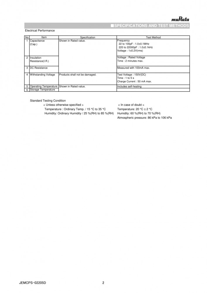 Murata NFM3DCC222R1H3L document page 2