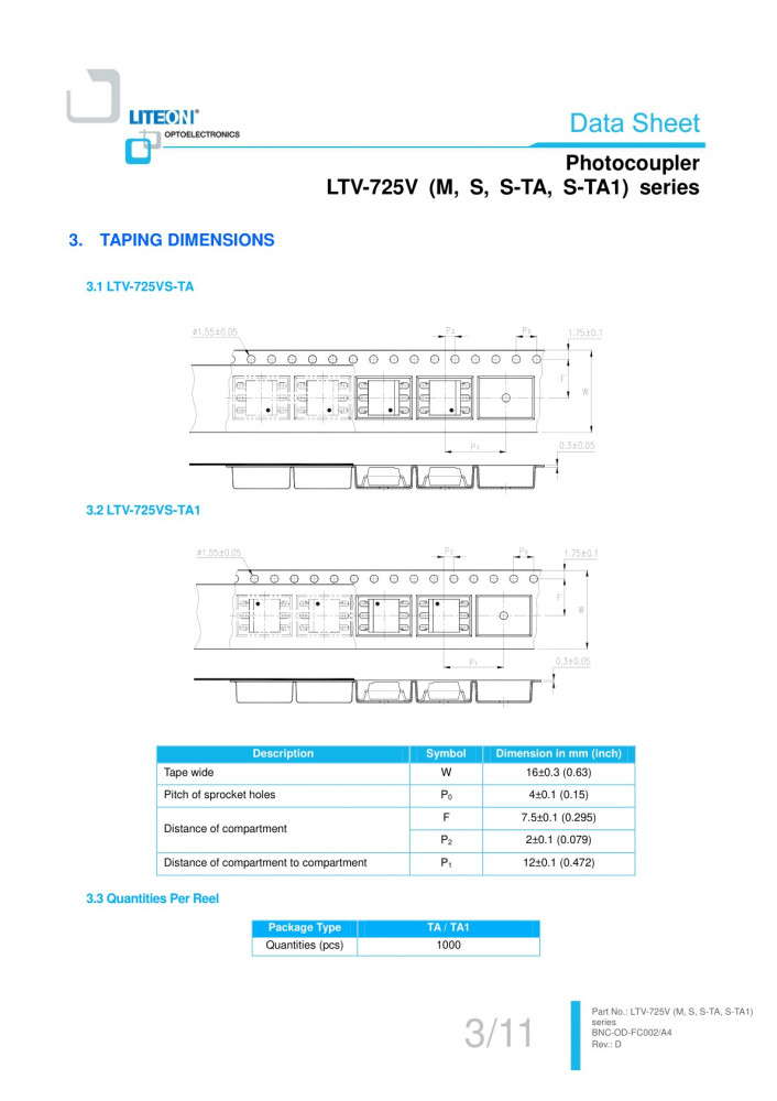 LTV-725VS-TA1 datasheet page 4