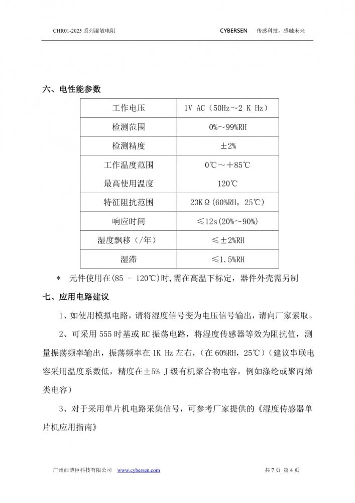 CHR01-2025 datasheet page 4