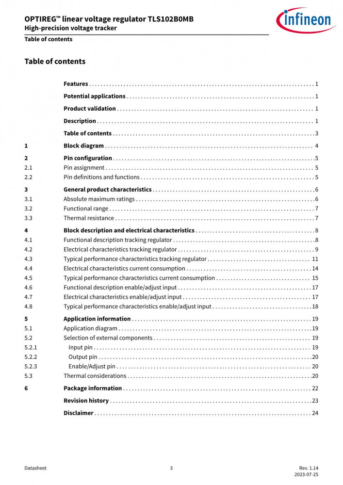 TLS102B0MB datasheet page 3