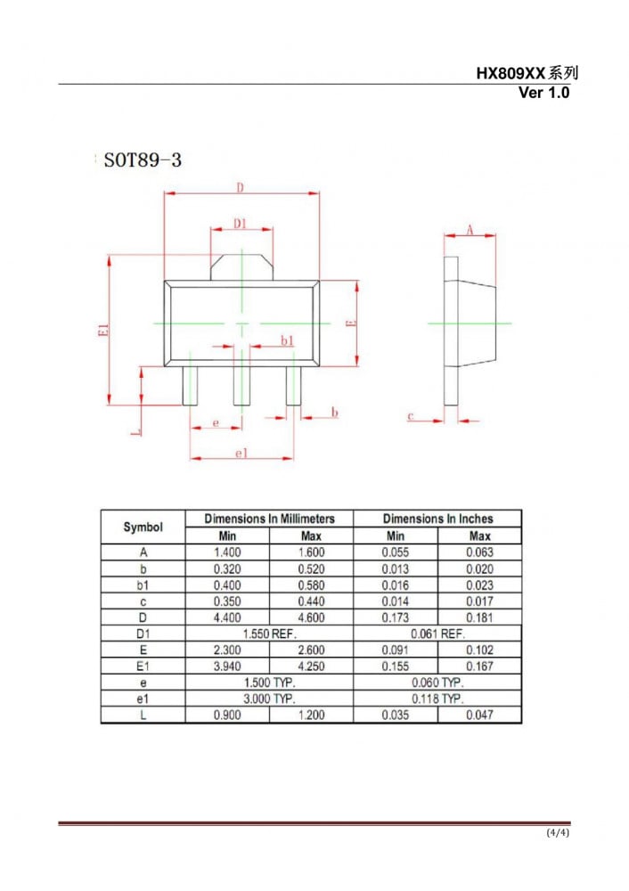 HX809R-2.63V datasheet page 4