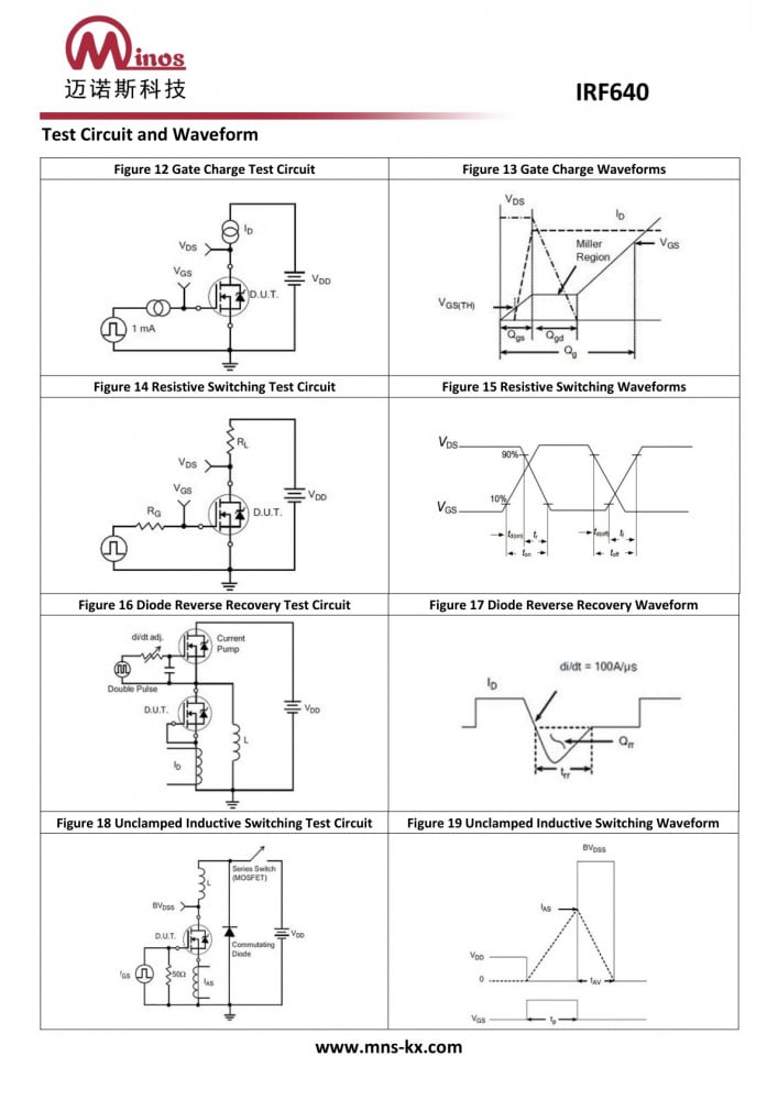 IRF640 datasheet page 8