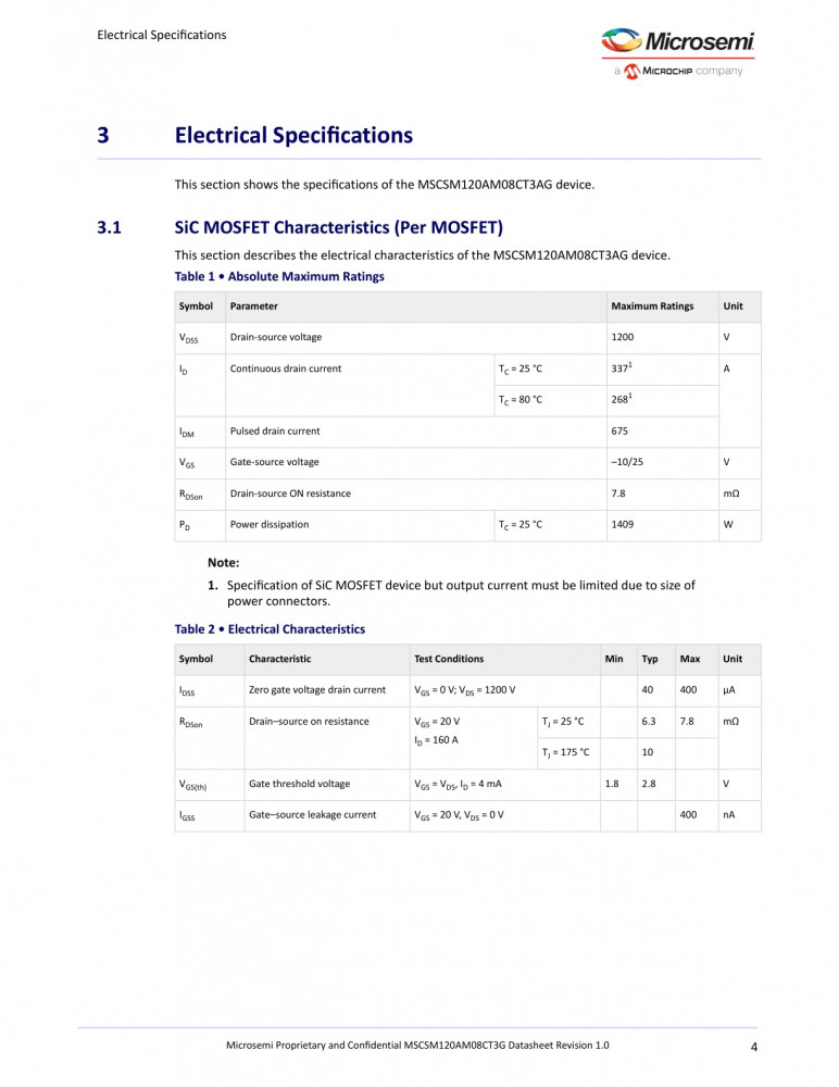 MSCSM120AM08CT3AG datasheet page 8