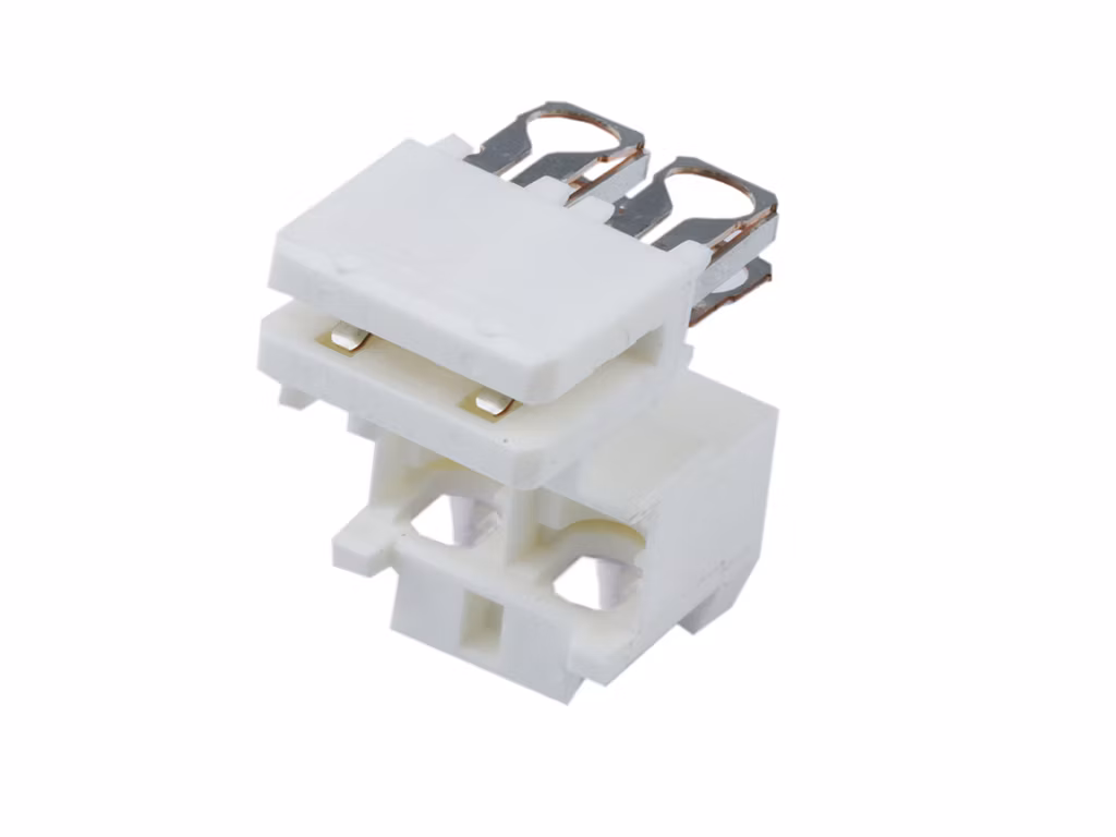 Appli-Mate RAST Power IDT Housing, 5.00mm Pitch, Direct/Indirect, Female, 3 Circuits, Fully Coded, Latch Between Circuits 1 and 2, Open End Walls