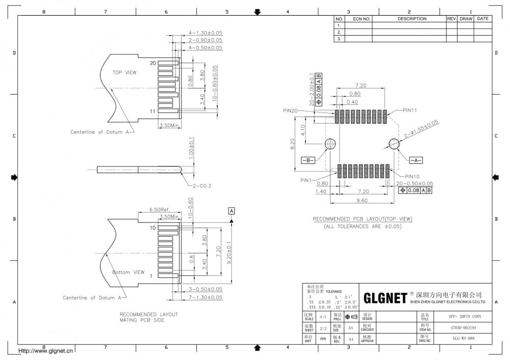 47030-00J191 technical drawing sheet 2