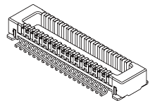 0.50mm Pitch SlimStack Plug, Surface Mount, Dual Row, Vertical, 2.00mm Stack Height, with Solder Tab, 70 Circuits for sale