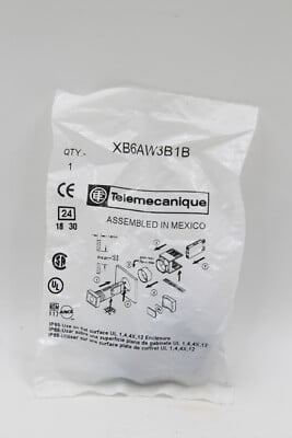 Schneider XB6AW3B1B Pushbutton Switch for sale