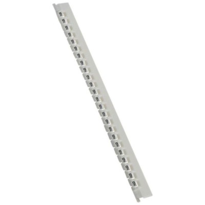 Marker Memocab - for wiring - international colour code - number 8 - grey