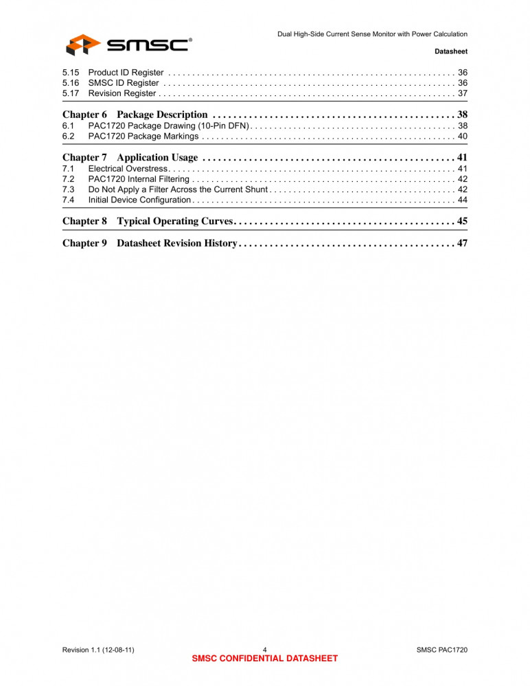 PAC1720 datasheet page 4