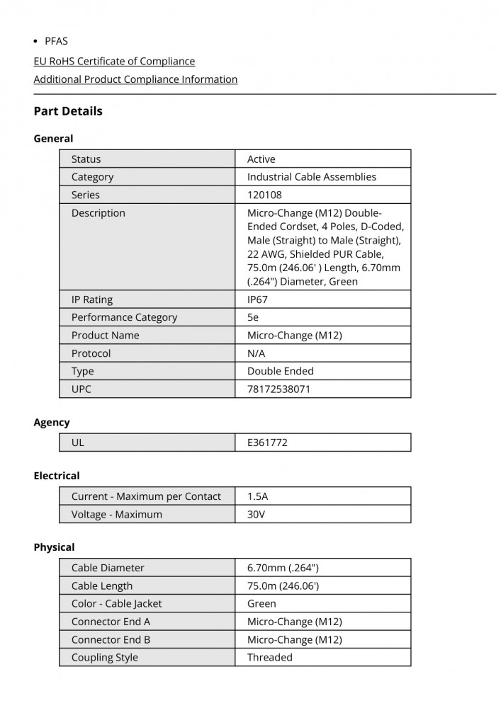 Product drawing page 2