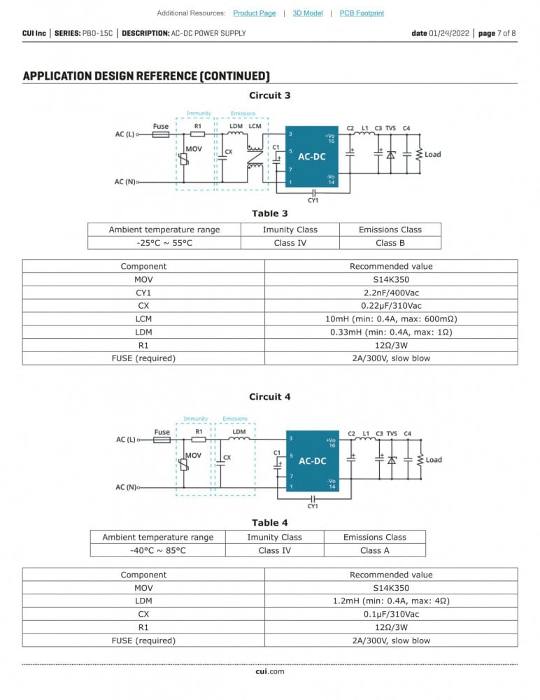 CUI PBO-15C datasheet page 7