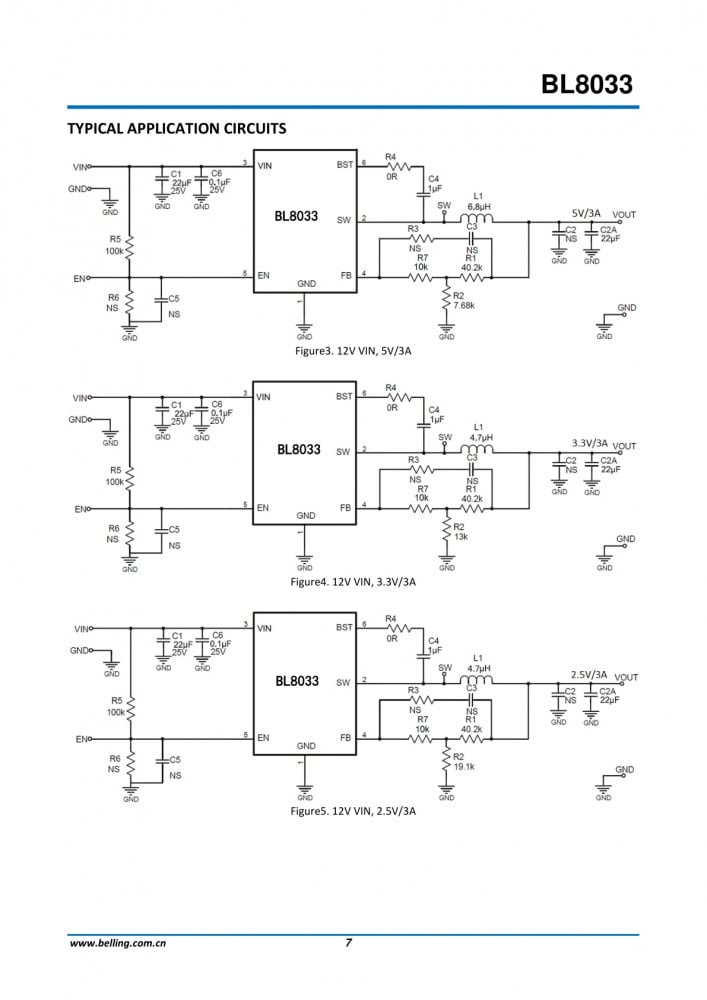 BL8033CB6TR datasheet page 7