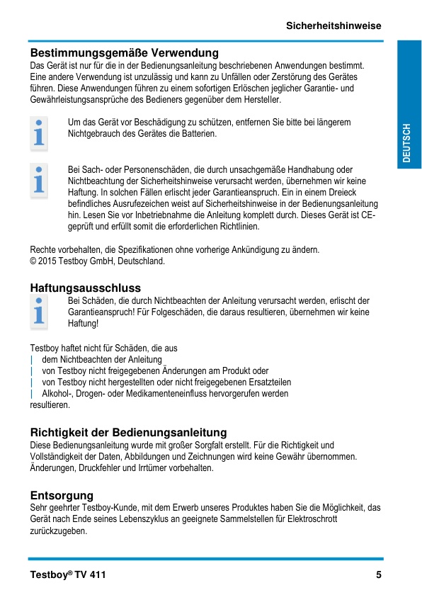 TESTBOY TV 411 document page 5