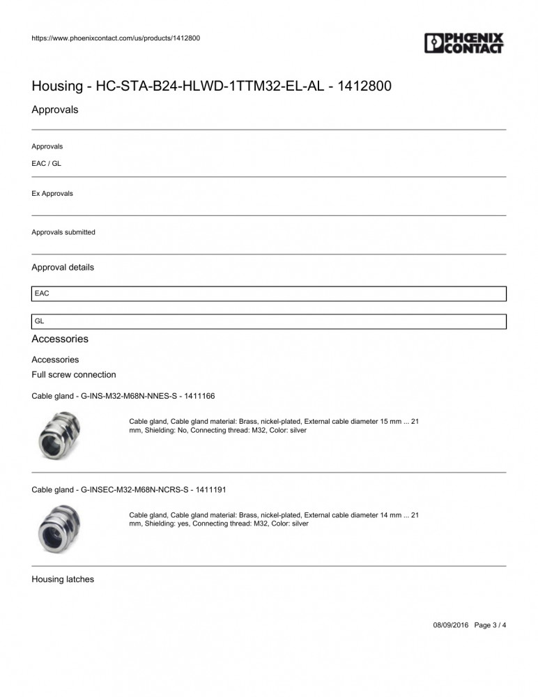 Phoenix Contact 1412800 technical document page 3