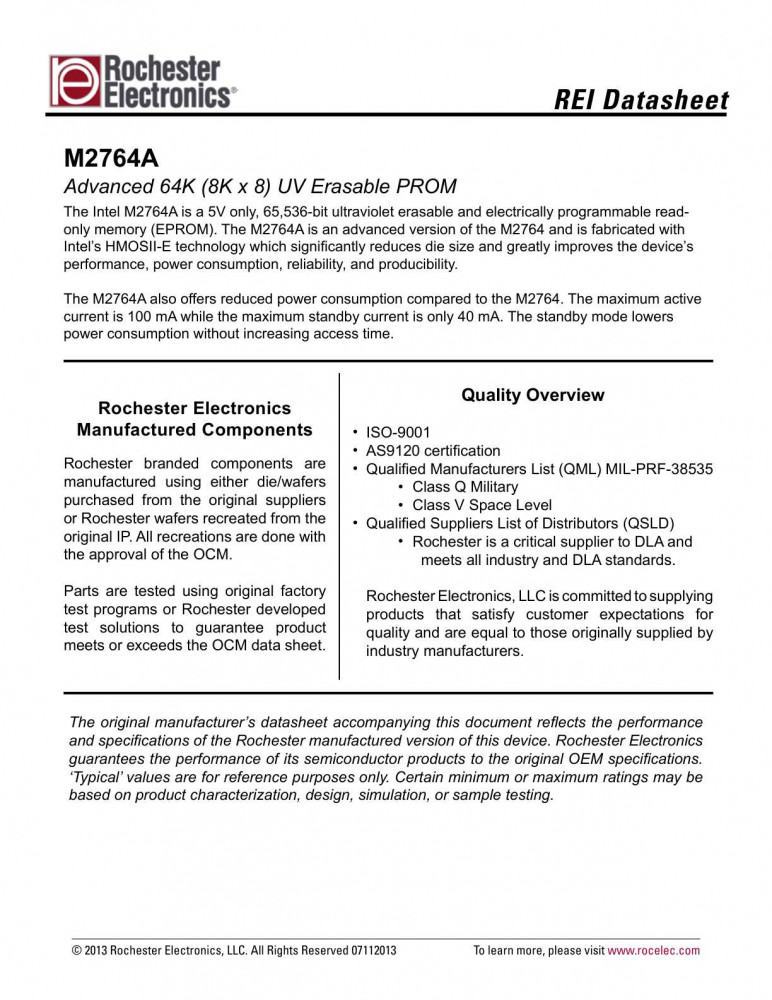 MD2764A-25/B datasheet page 1