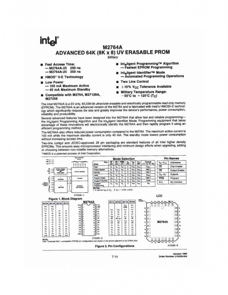 MD2764A-25/B datasheet page 2