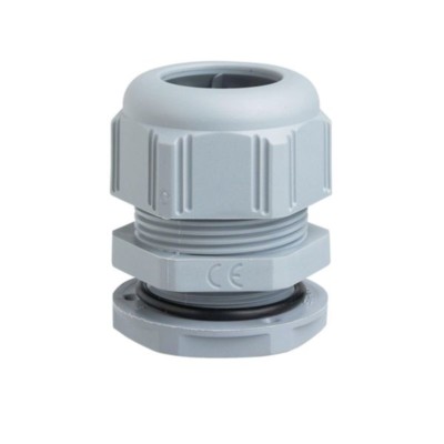 Cable gland plastic - IP 68 - ISO 32 - clamping capacity 19-25 mm - RAL 7001 for sale