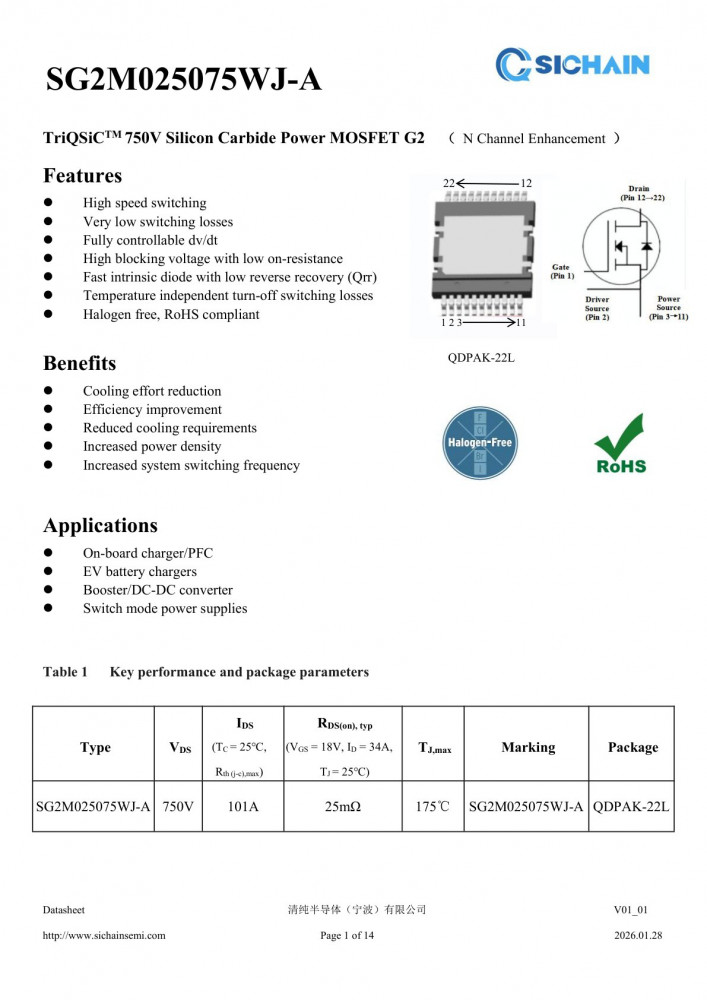 SG2M025075WJ-A datasheet page 1