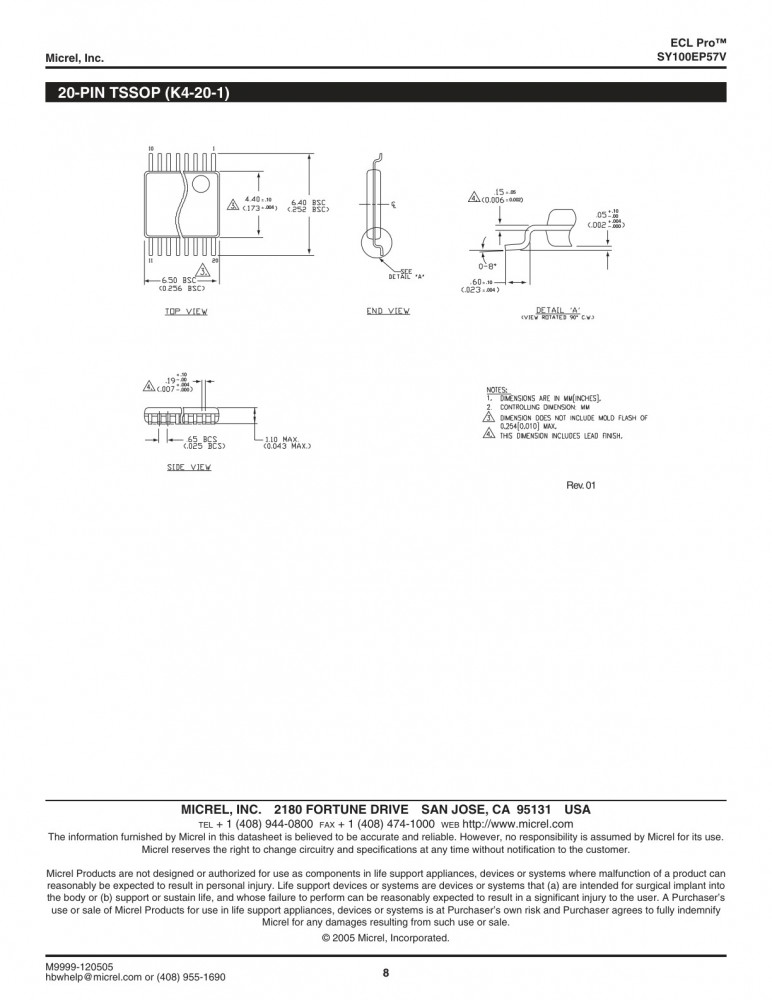 SY100EP57 datasheet page 8