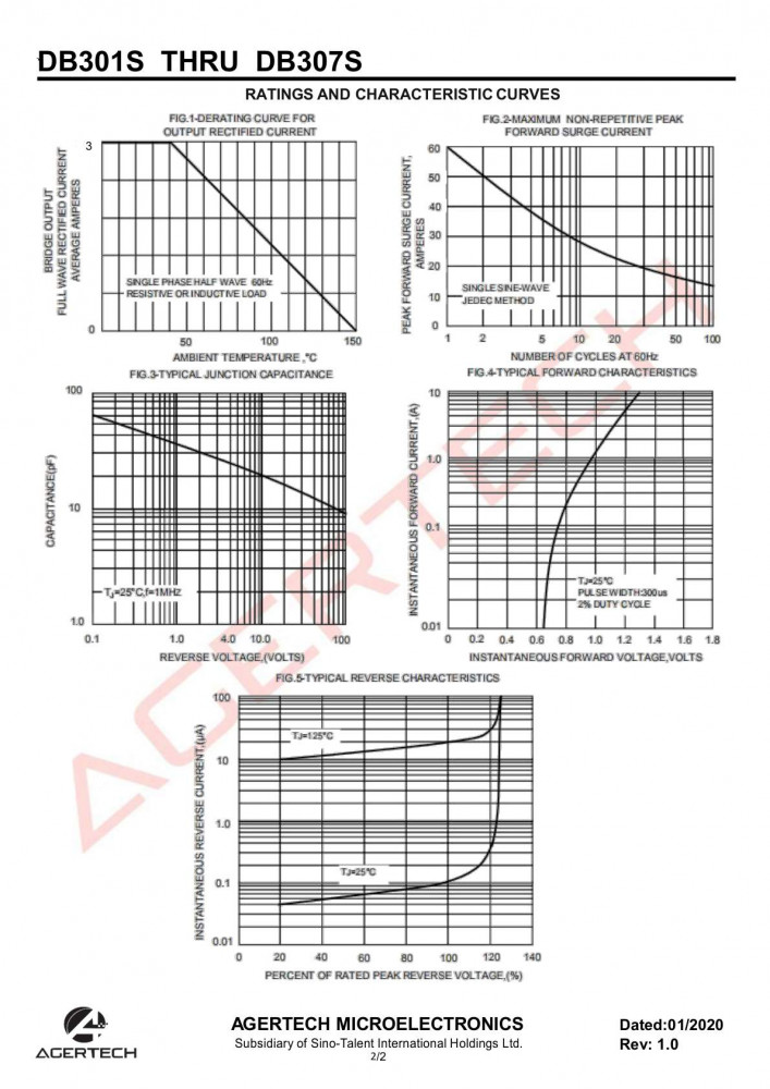 Agertech DB307S datasheet page 2