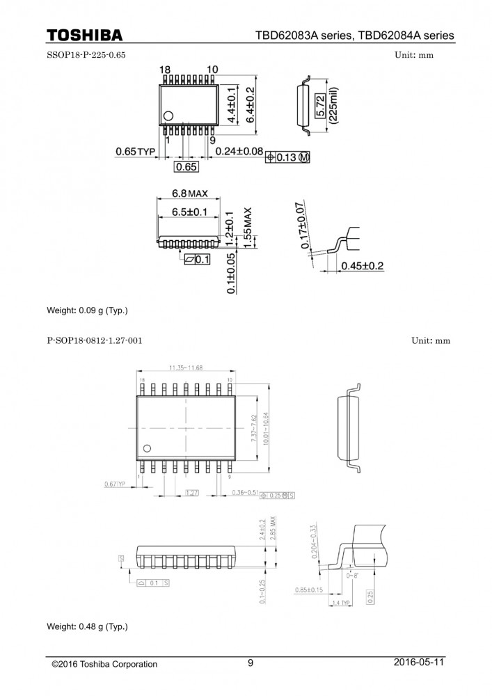 TBD62084A series datasheet page 9