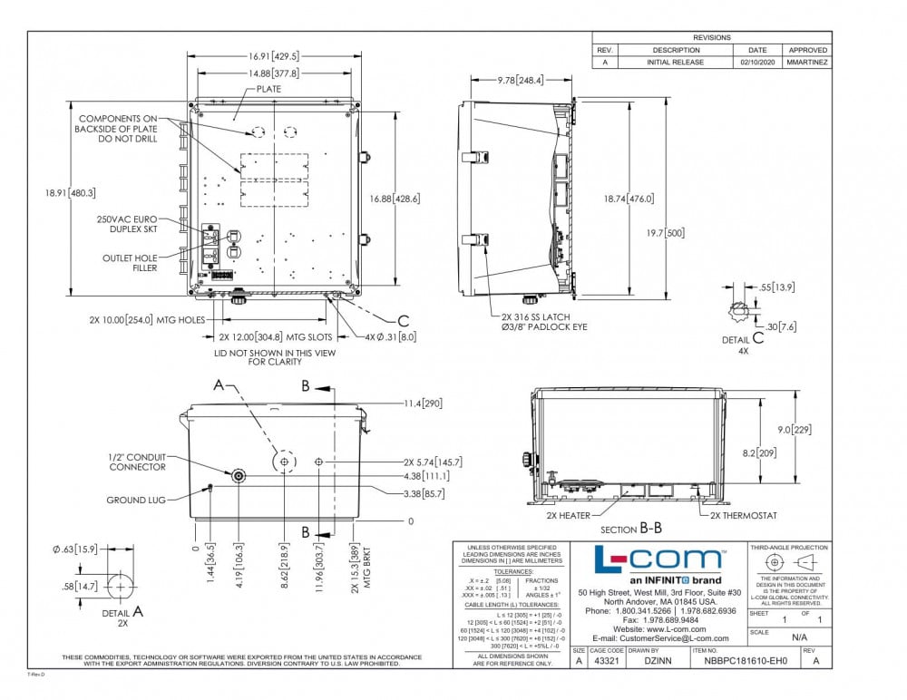 NBBPC181610-EH0 technical document page