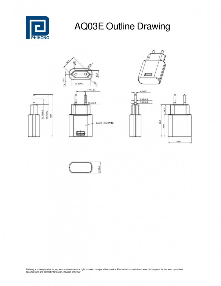 AQ03E-050A-R datasheet page 3