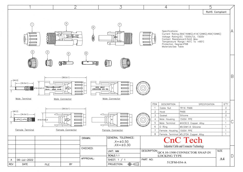 CNC Tech 512FM-034-A product drawing
