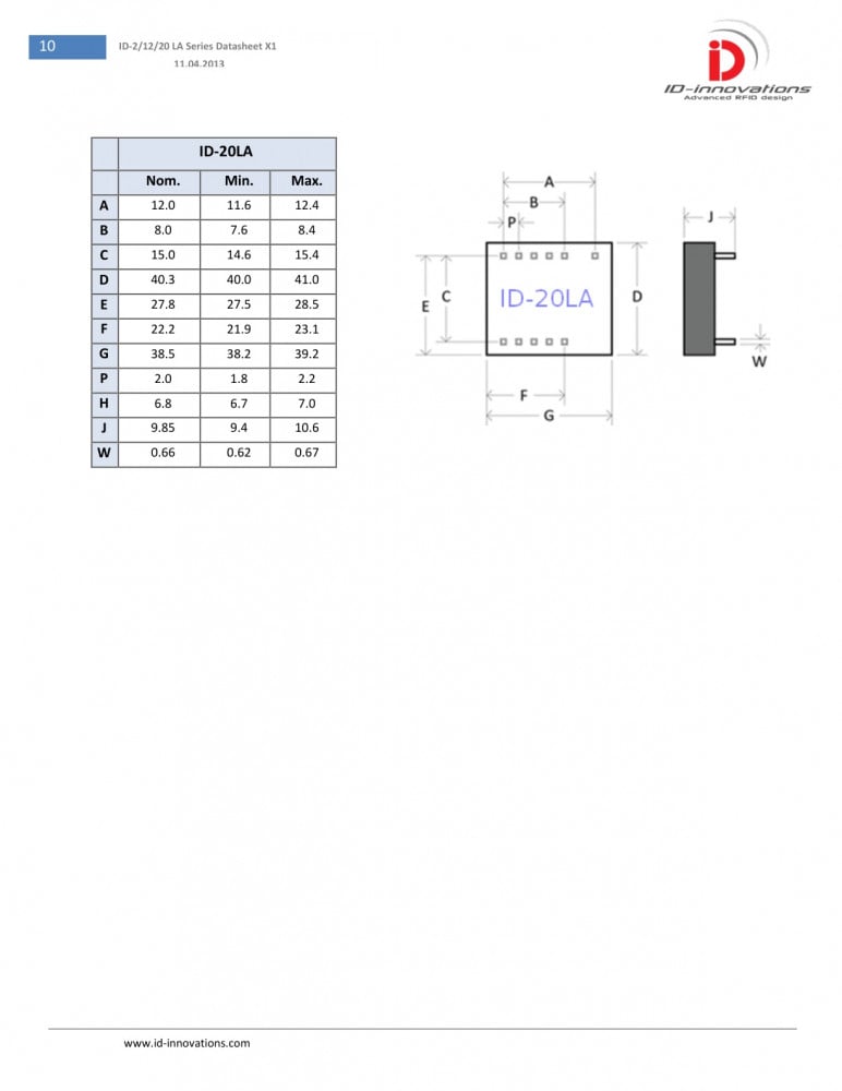 SEN-11828 datasheet page 10