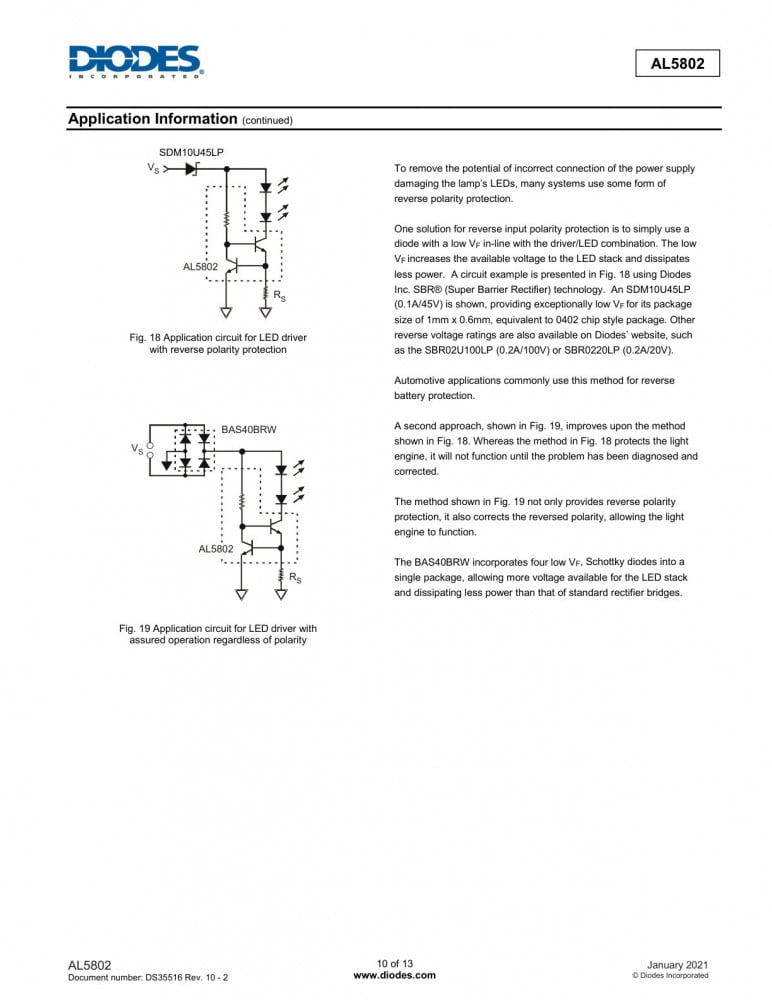 AL5802EV1 datasheet page 10
