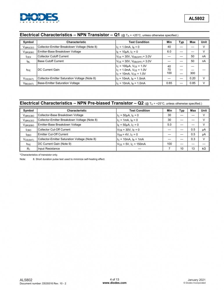 AL5802EV1 datasheet page 4