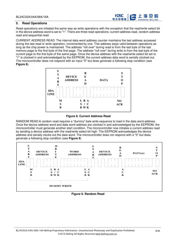 BL24C08A datasheet page 8