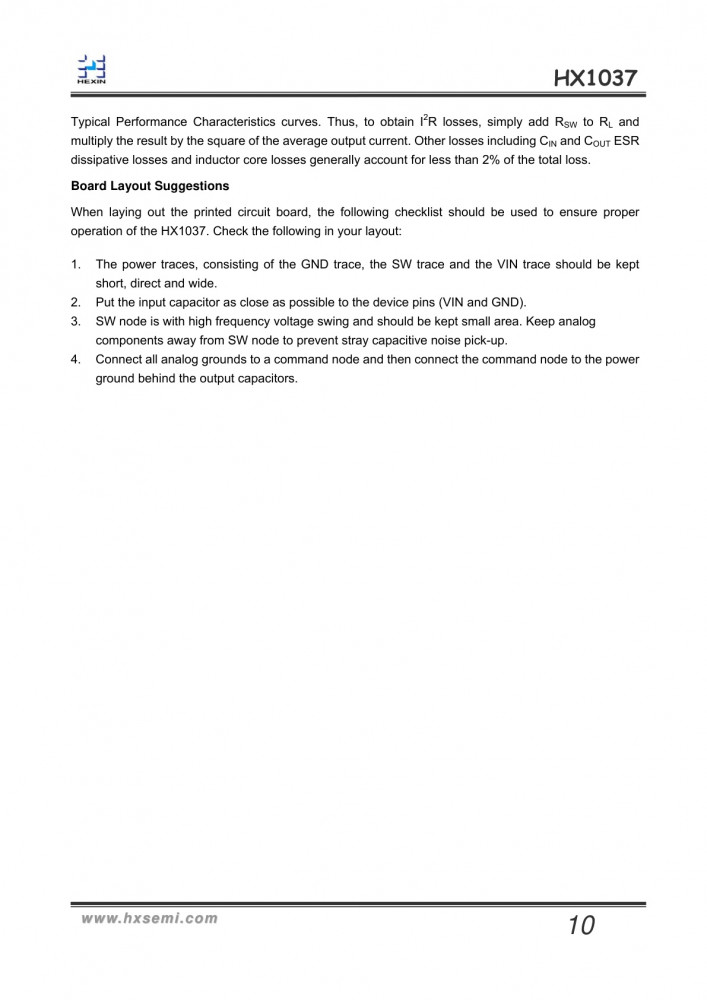 HX1037-AG datasheet page 10