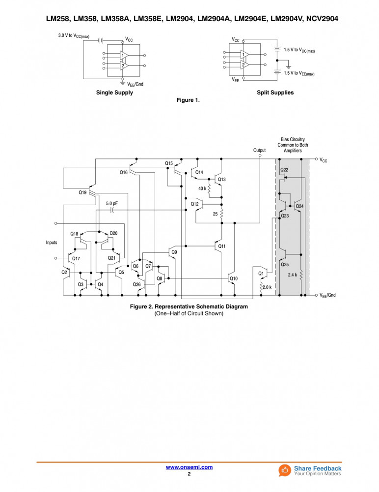 LM2904V datasheet page 2