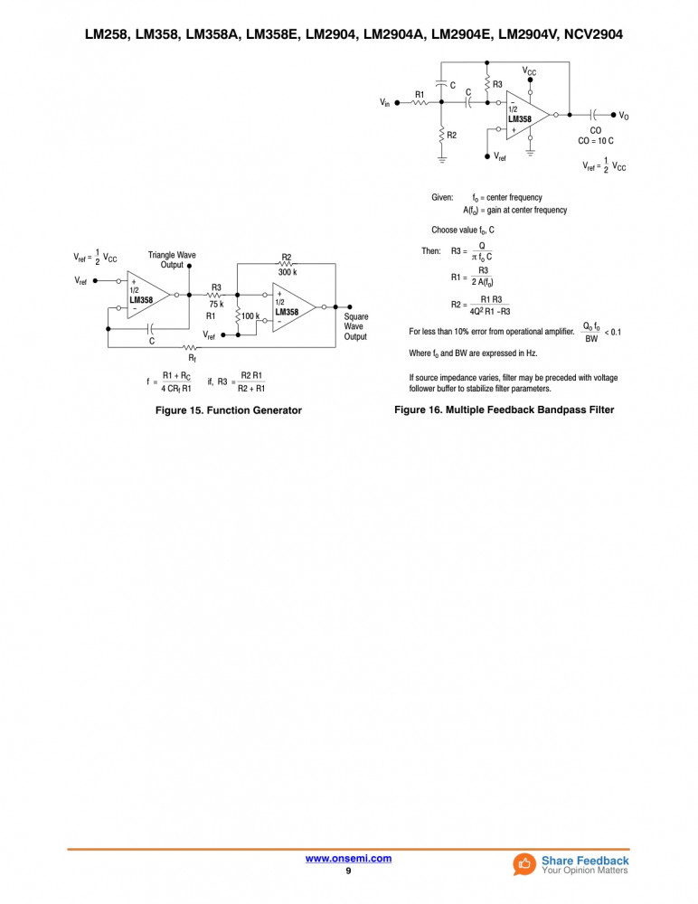 LM2904V datasheet page 9