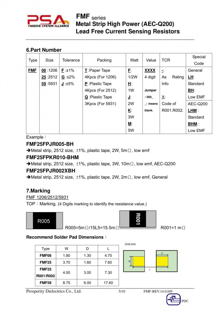 FMF specification page 6