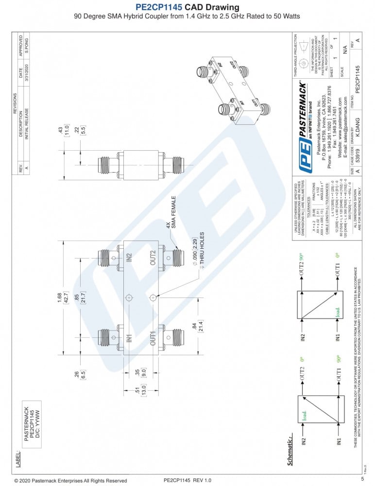 PE2CP1145 datasheet page 5