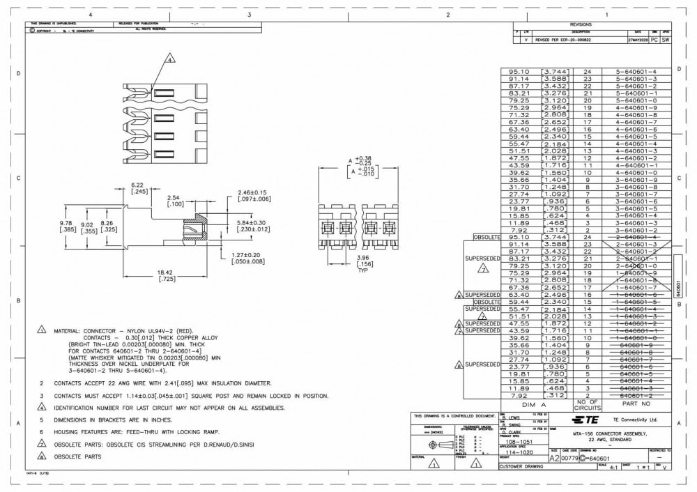 TE Connectivity 3-640601-4 technical drawing preview