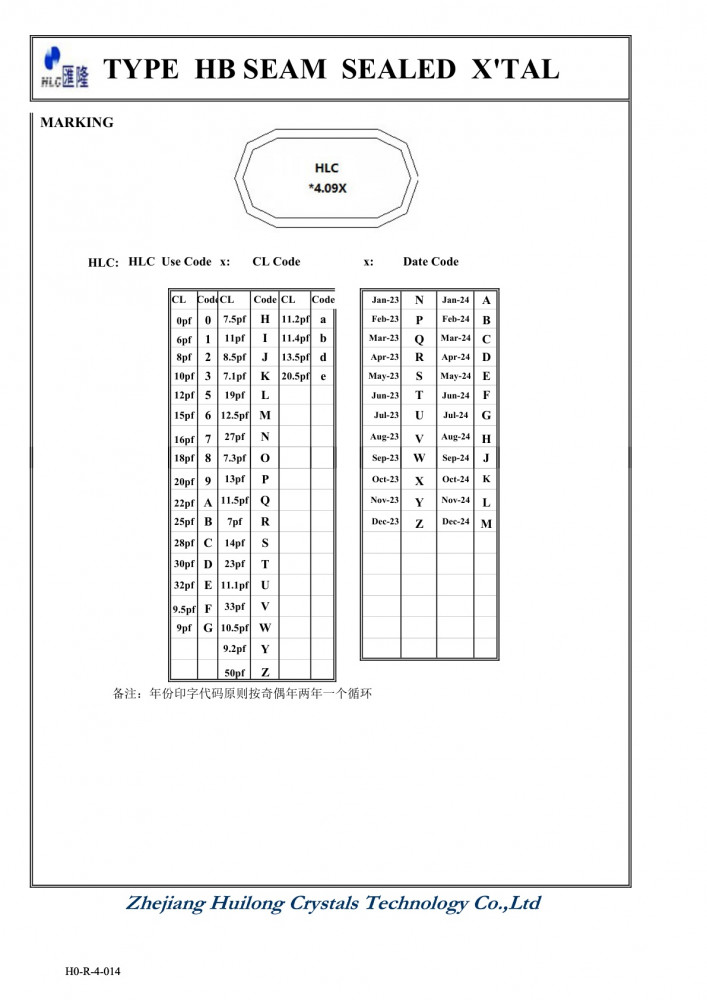 HB04000A006 specification page 3