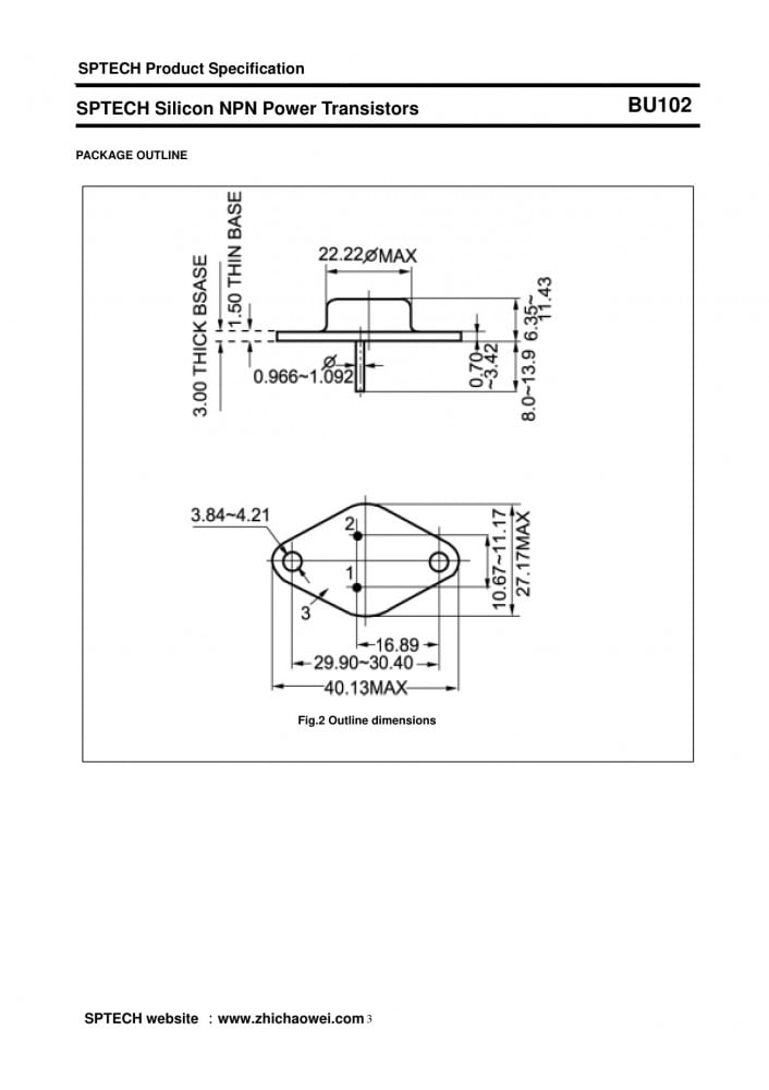 BU102 datasheet page 3