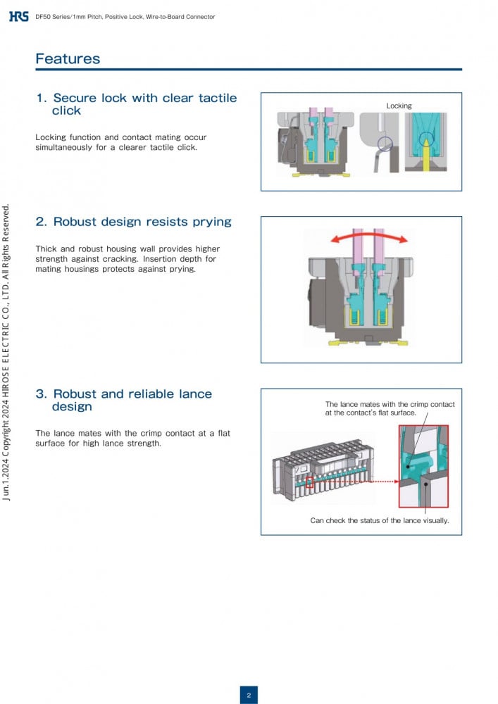 HRS DF50 series document page 2
