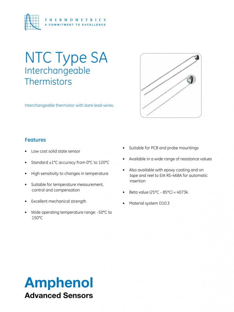 Amphenol RL2007-1723-103-SA technical document page 1