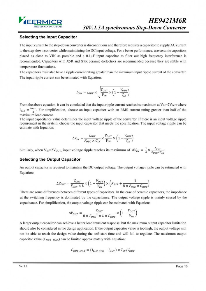 HE9421M6R datasheet page 10